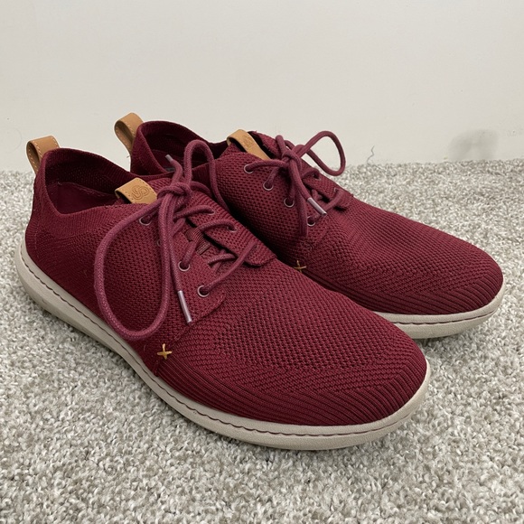 Clarks | Shoes | Clarks Step Urban Mix Sneaker Red Berry Size Men ...